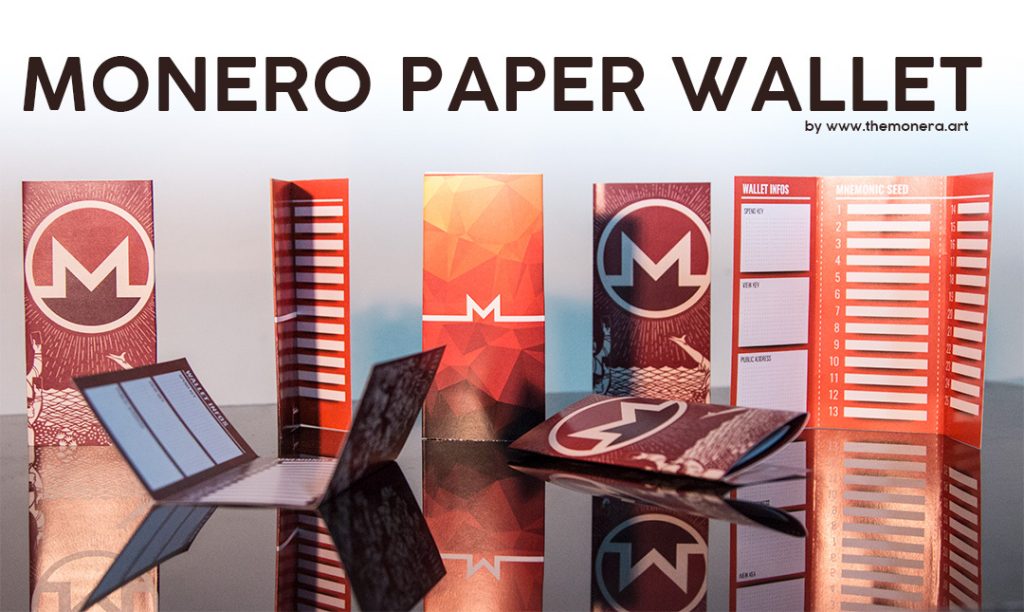 Printable Monero Paper Wallet - Pack 1 - The Monera : Monero Posters and art